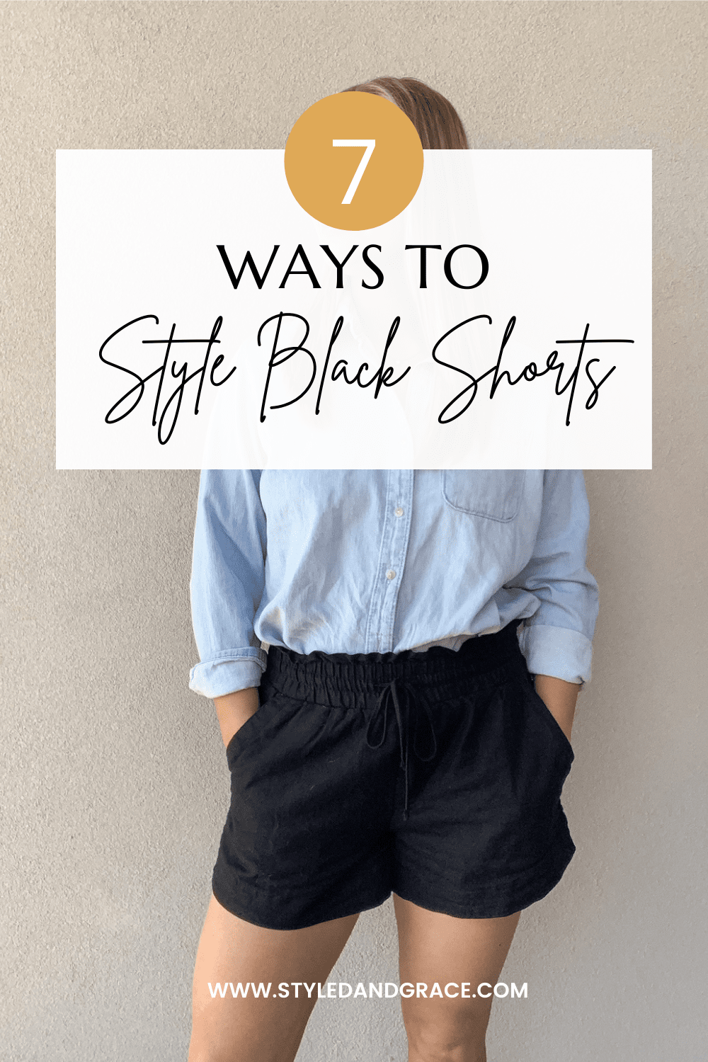 7 Ways to Style Black Shorts