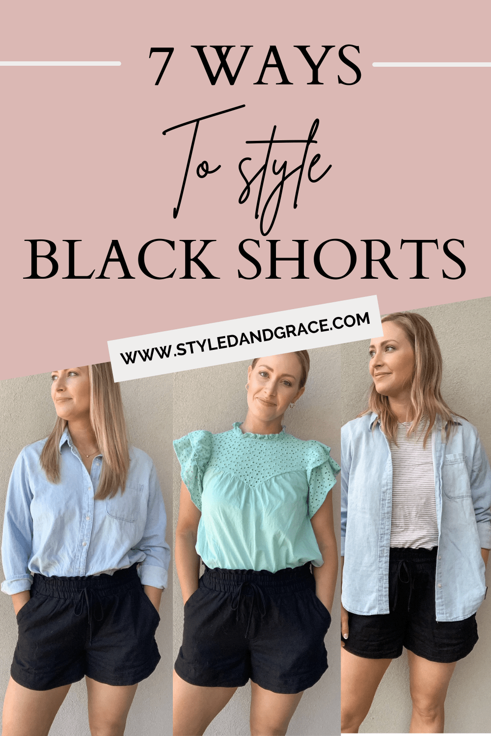 7 Ways to Style Black Shorts